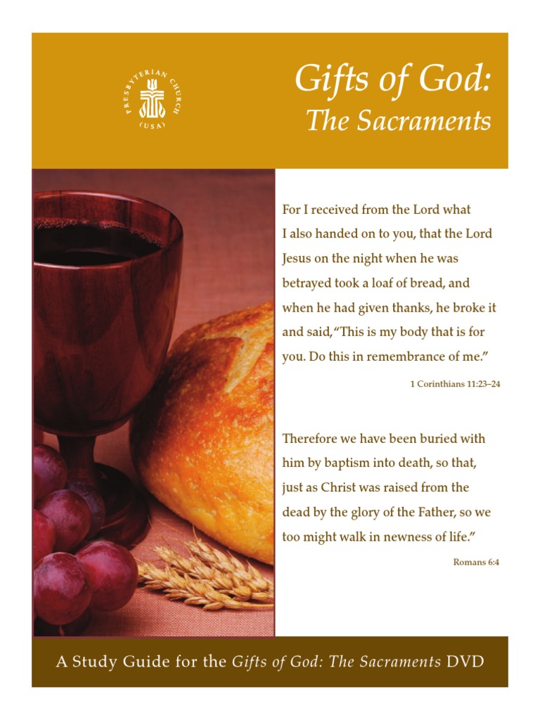 Gifts of God:: The Sacraments | Download Free PDF | Eucharist | Baptism