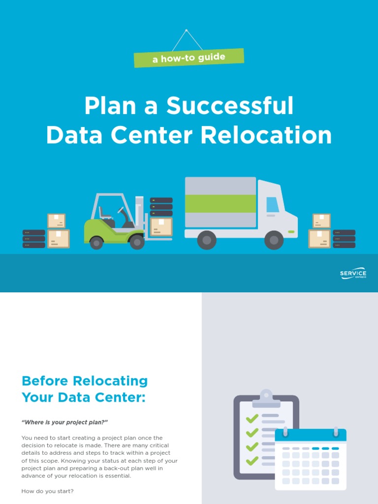 How To Plan A Successful Data Center Relocation Pdf Backup Data