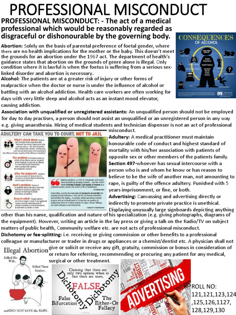 Professional Misconduct | PDF | Physician | Alcoholism