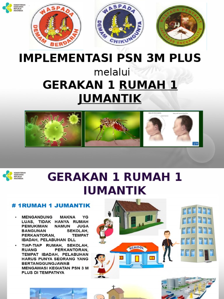 Modul 4 Pemeriksaan Jentik Gerakan Satu Rumah Satu Jumantik | PDF