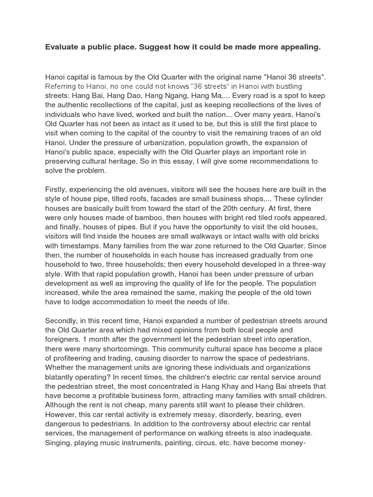 Portfolio Writing Final Draft | PDF | Hanoi | Economies