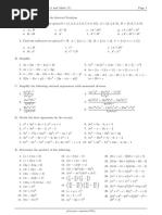 Upcat Reviewers With Answer Key | PDF