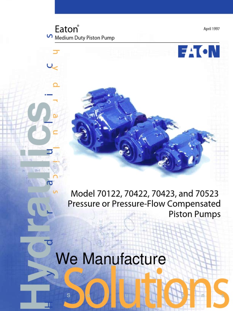 Eaton Series 70122 70422 | PDF | Horsepower | Pump
