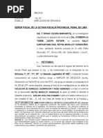 Modelo de Escrito Por Denuncia Penal Por El Delito de Estafa y Otros en Sede Fiscal | PDF ...