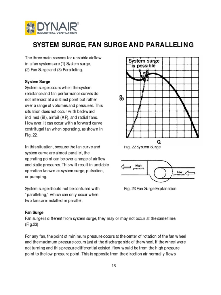 Causes of Unstable Fan Airflow | PDF | Duct (Flow) | Mechanical Engineering