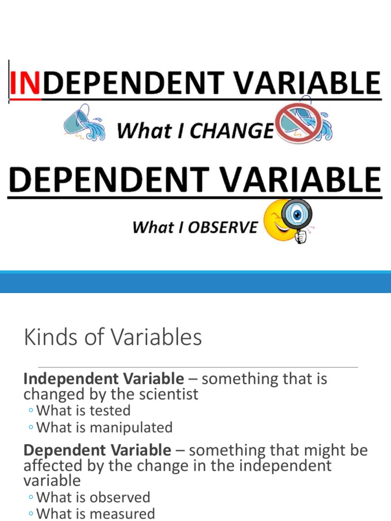 Identifying Variables Practice | PDF | Experiment | Dependent And ...