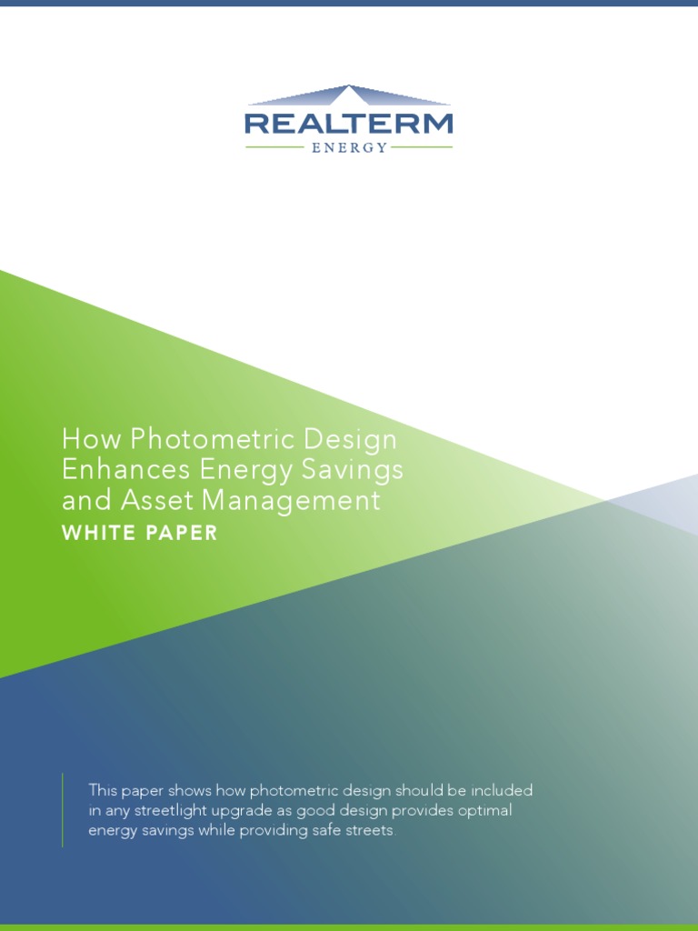 Photometric Design White Paper | PDF | Lighting | Street Light
