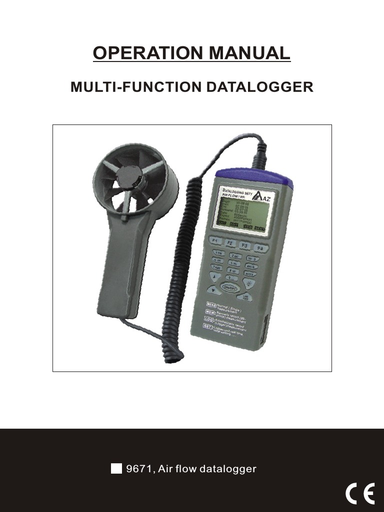 Operation Manual: Multi-Function Datalogger | PDF | Personal Computers ...