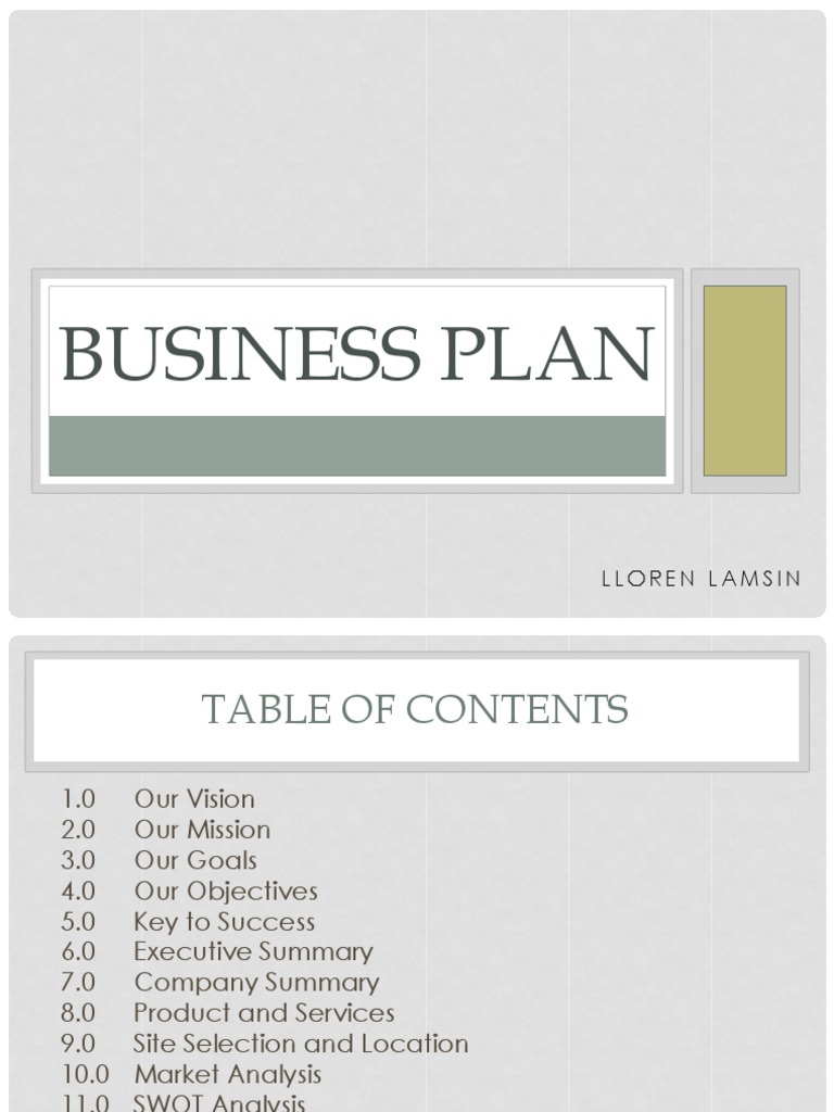 Business Plan | PDF | Brand | Foods