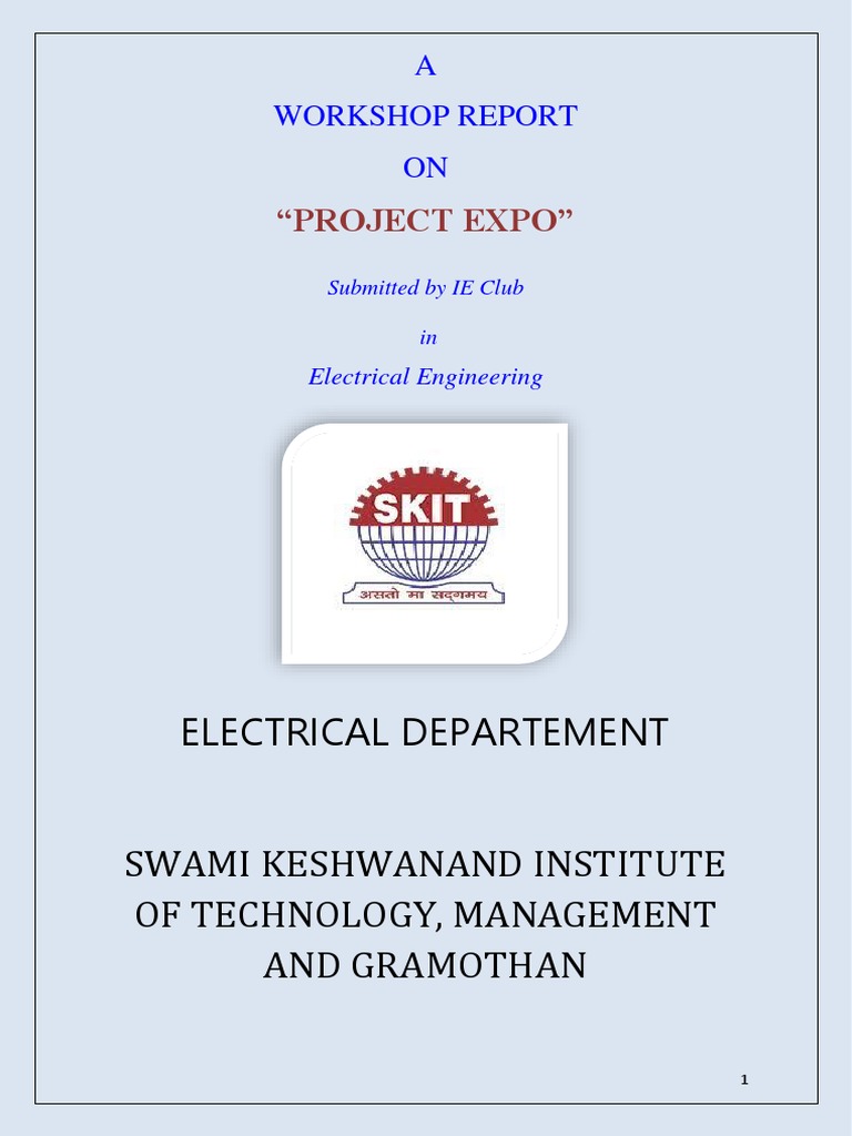 Project Expo Report Final | PDF | Science | Learning