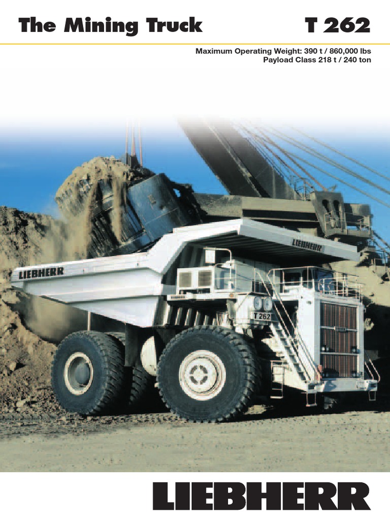 Liebherr T262 GB NTB | PDF | Truck | Suspension (Vehicle)