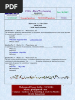 Cs502 Midterm Solved Mcqs by Junaid | PDF | Dynamic Programming | Time Complexity