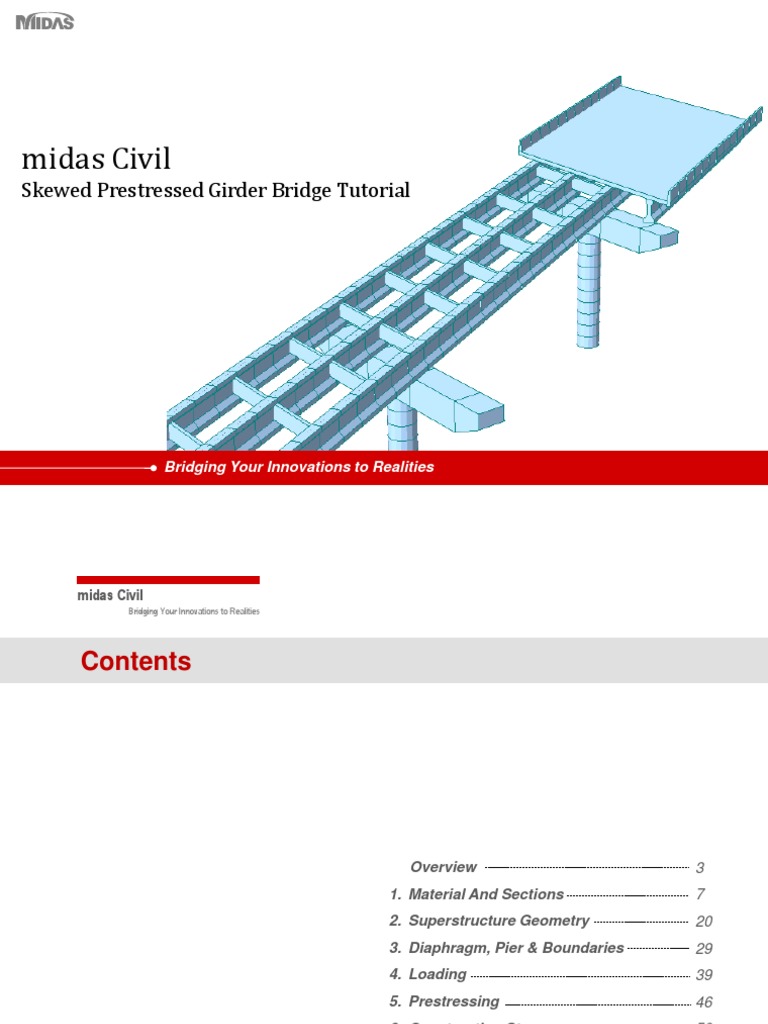 Skewed PSC - Final | PDF | Prestressed Concrete | Beam (Structure)