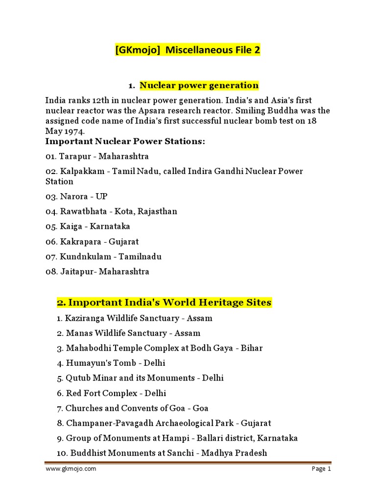 Miscellaneous File 2 | Download Free PDF | South Asia