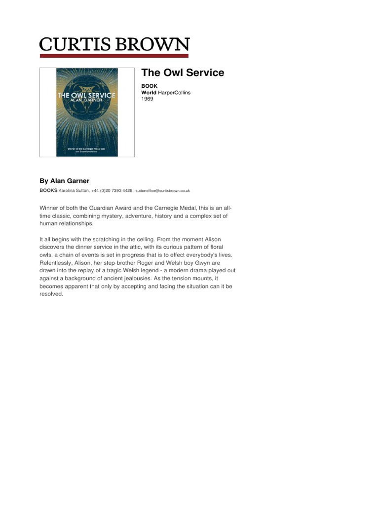The Owl Service: by Alan Garner | PDF