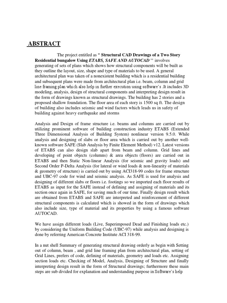 Abstract Renew | PDF | Structural Analysis | Computer Aided Design