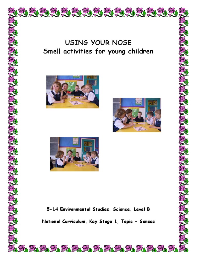 SAPS - Using Your Nose - Smell Activities | Download Free PDF | Senses ...