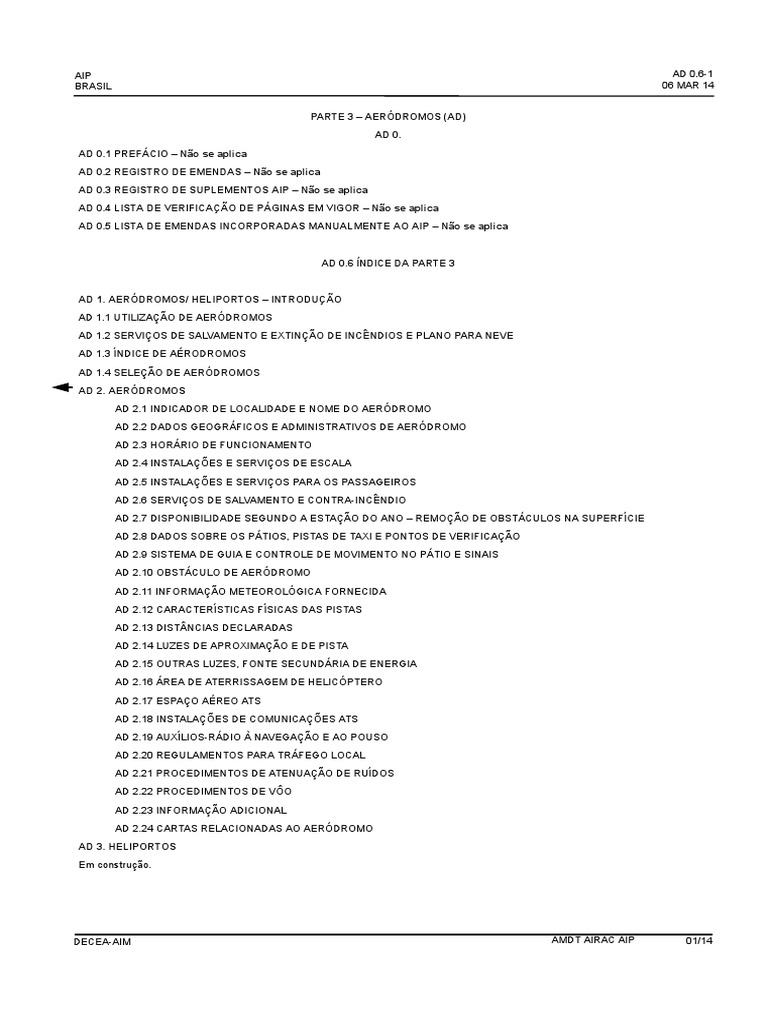 AIP Brasil | PDF | Aeronave | Aeronáutica