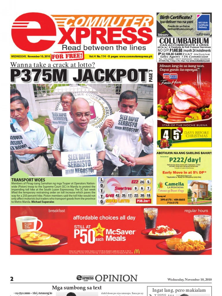 Commuter Express 11-10-2010 | PDF