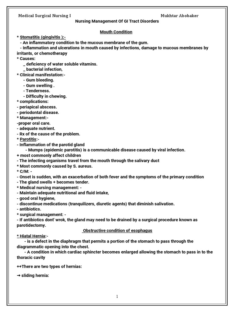 GI Tract Disorders | PDF | Gastroesophageal Reflux Disease | Esophagus