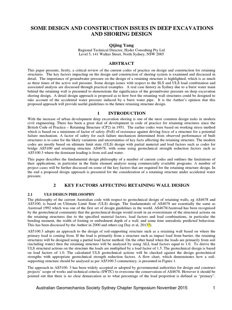 08some Design and Construction Issues in The Deep Excavation and ...