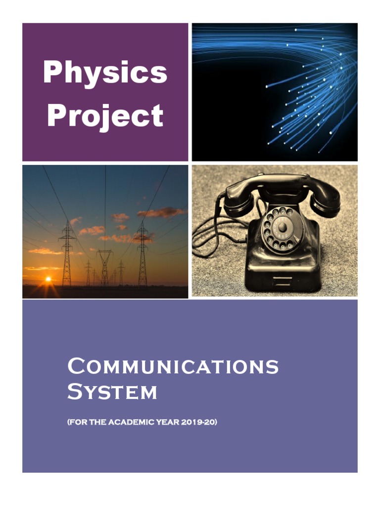 Physics Project: Communications System | PDF