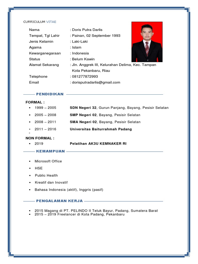 CV. Doris Putra | PDF