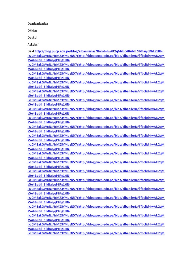 Dsadsadsadsa Dkldas Daskd Askdas' Dakl | PDF | Social Science