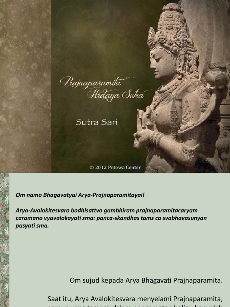 Prajna Paramitha (Sanskrit) | PDF