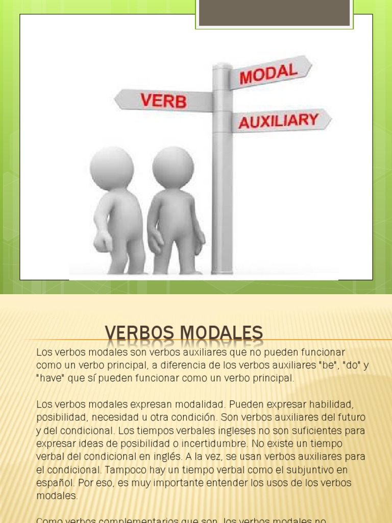 Verbos Modales en Inglés: Usos y Ejemplos | PDF | Verbo | Semántica