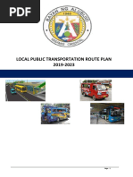 LPTRP Template (Draft) As of 21nov2022 | PDF | Transport | Public Transport