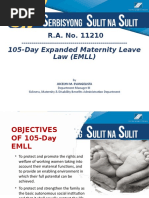 105-Day Expanded Maternity Leave Law | PDF | Parental Leave | Childbirth
