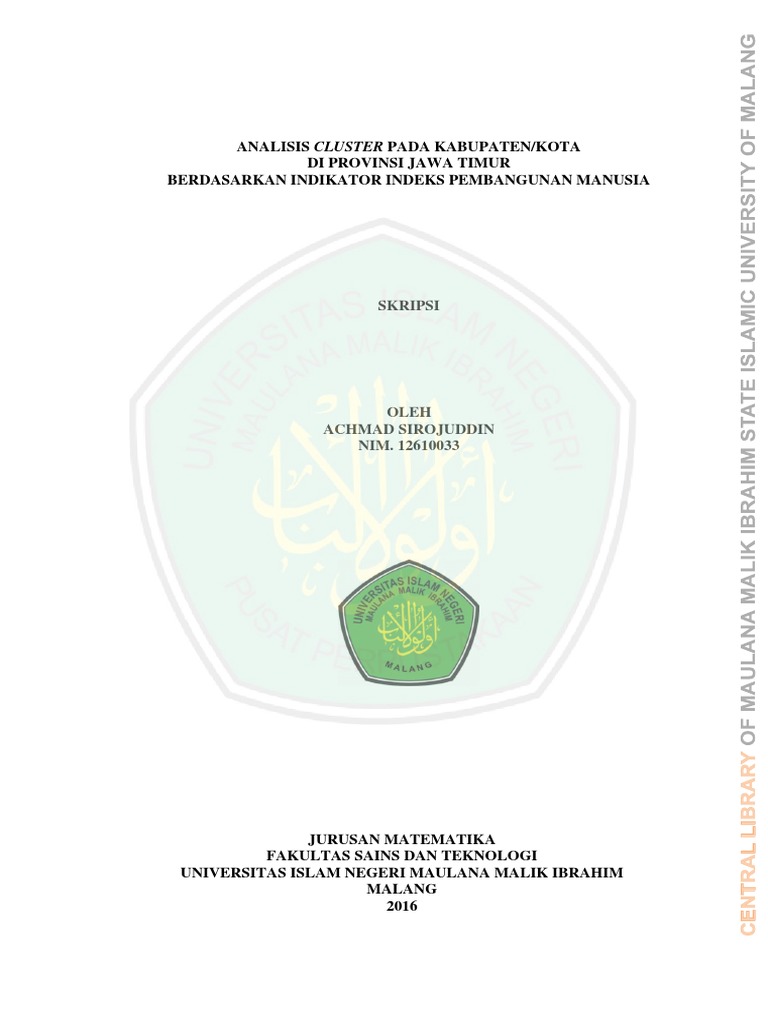 Analisis Cluster | PDF