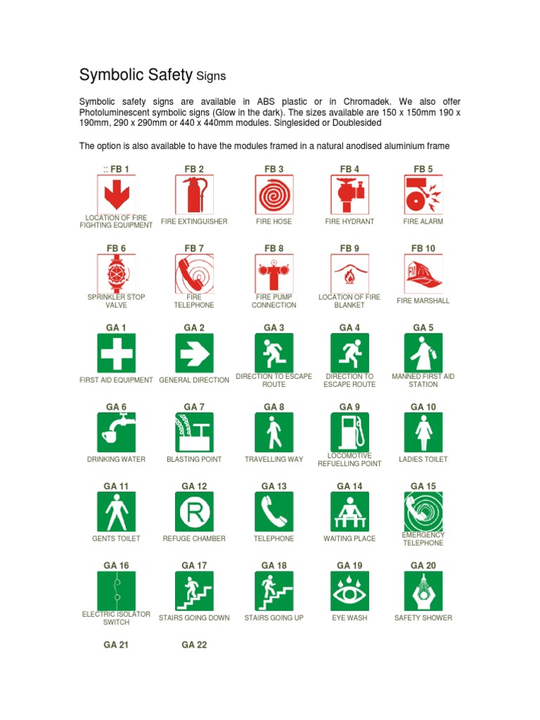 Symbolic Safety: Signs | Download Free PDF | Nature