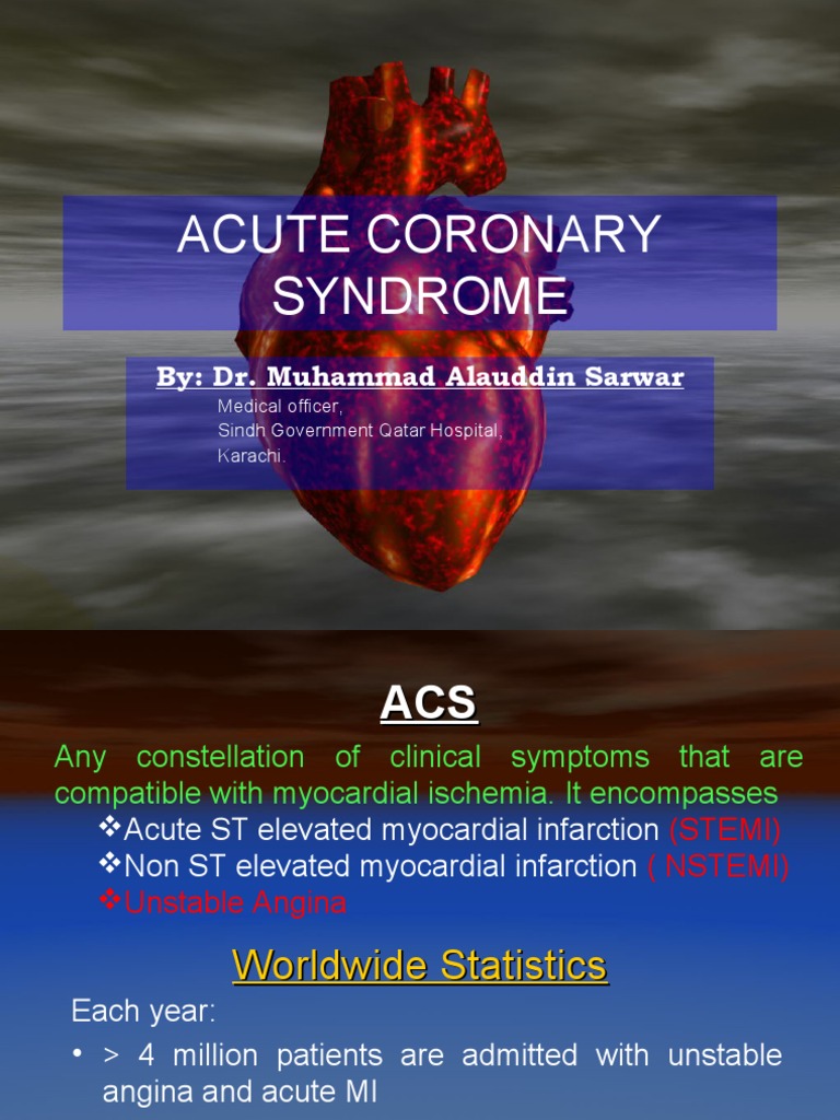 Acute Coronary Syndrome | PDF | Myocardial Infarction | Electrocardiography