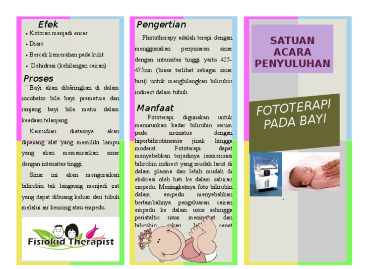 Leaflet Fototerapi | PDF
