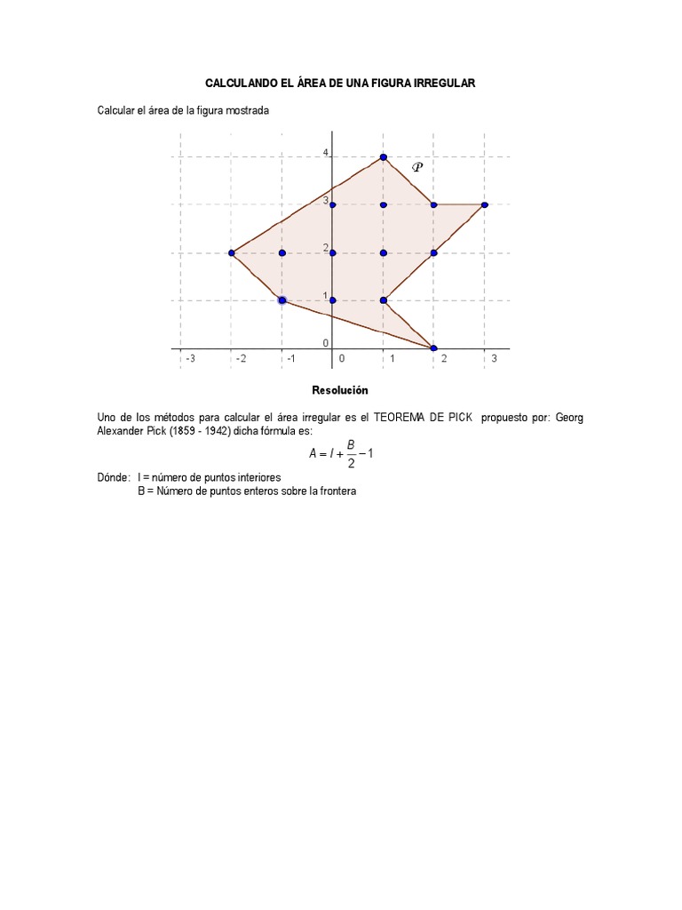 Sesion 11 - Área de Una Superficie Irregular | PDF