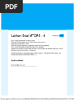 Soal MTCTCE | PDF
