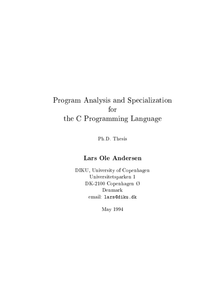 An Efficient Inter-Procedural Pointer Analysis for C Programs Using a ...