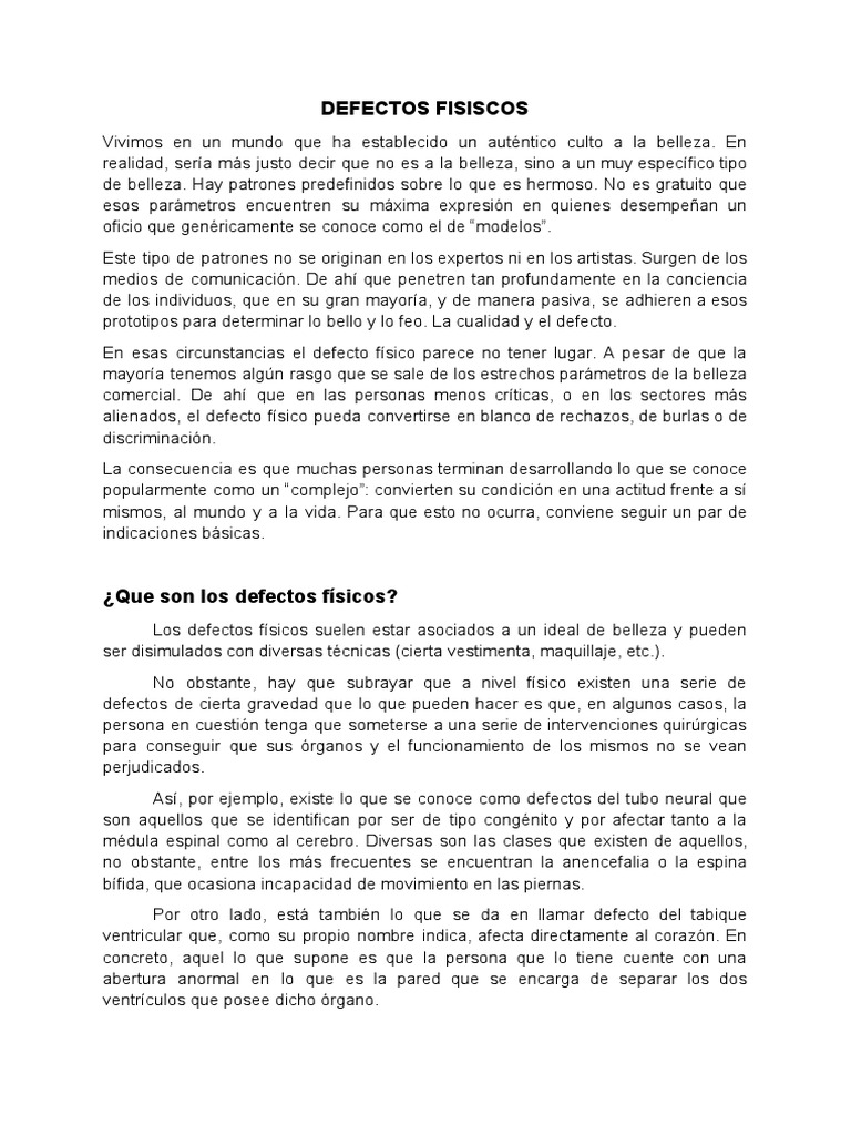 Defectos Fisicos | PDF | Stephen Hawking | La esclerosis lateral ...