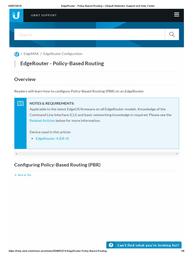 EdgeRouter - Policy-Based Routing - Ubiquiti Networks Support and Help ...