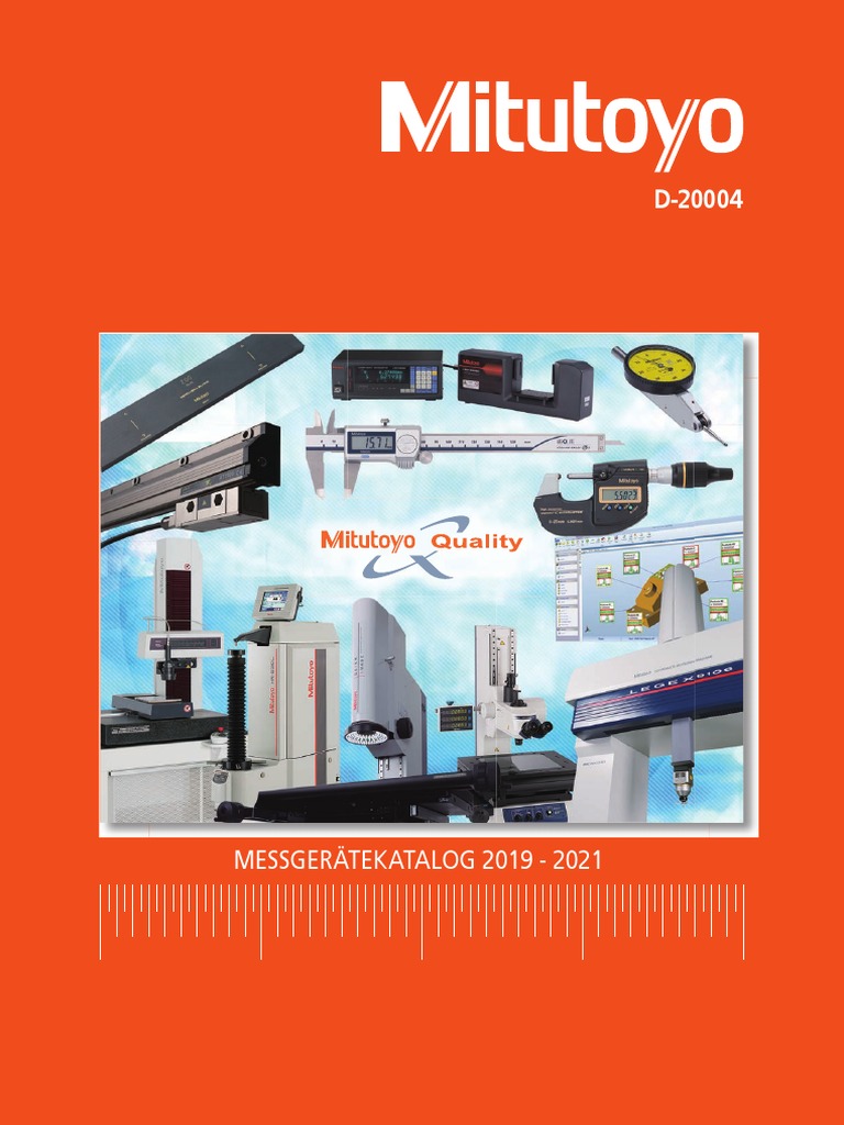 Mitutoyo - Katalog D-20004 | PDF