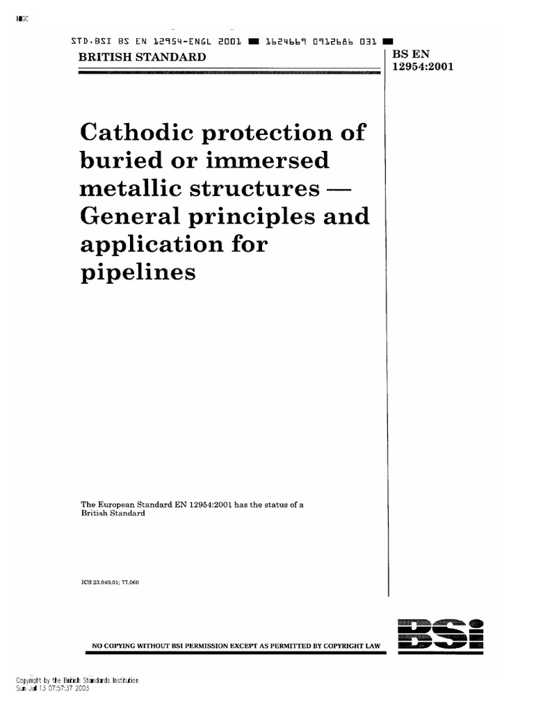 BS en 12954 | PDF