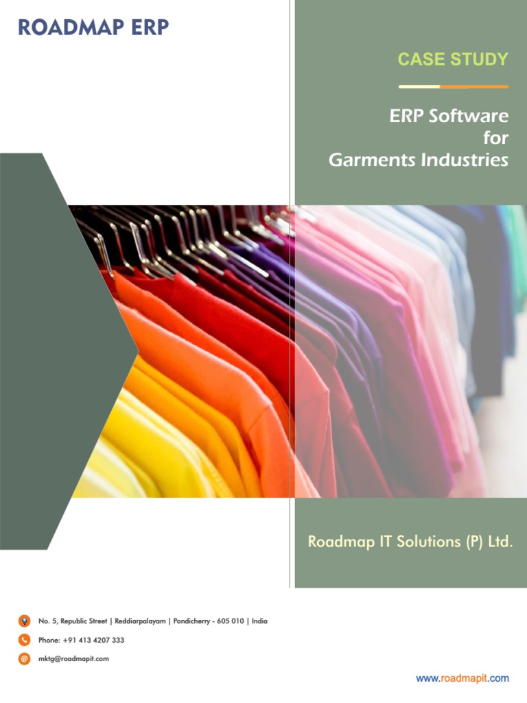 ERP For Garments Industries | PDF | Enterprise Resource Planning | Sewing