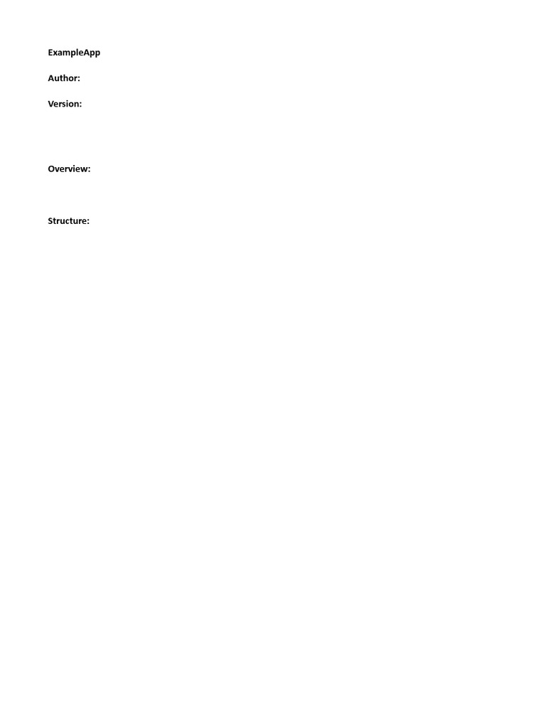 Exampleapp Functional Specification Pdf Use Case Software Testing