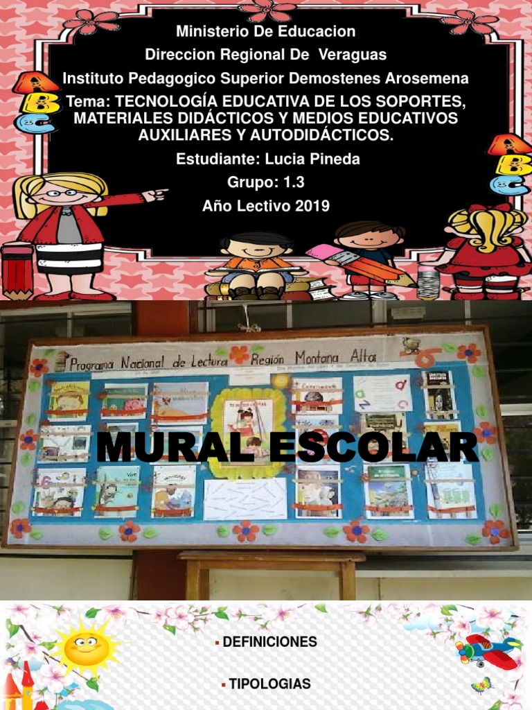Mural Escolar | Descargar gratis PDF | Aprendizaje | Comunicación