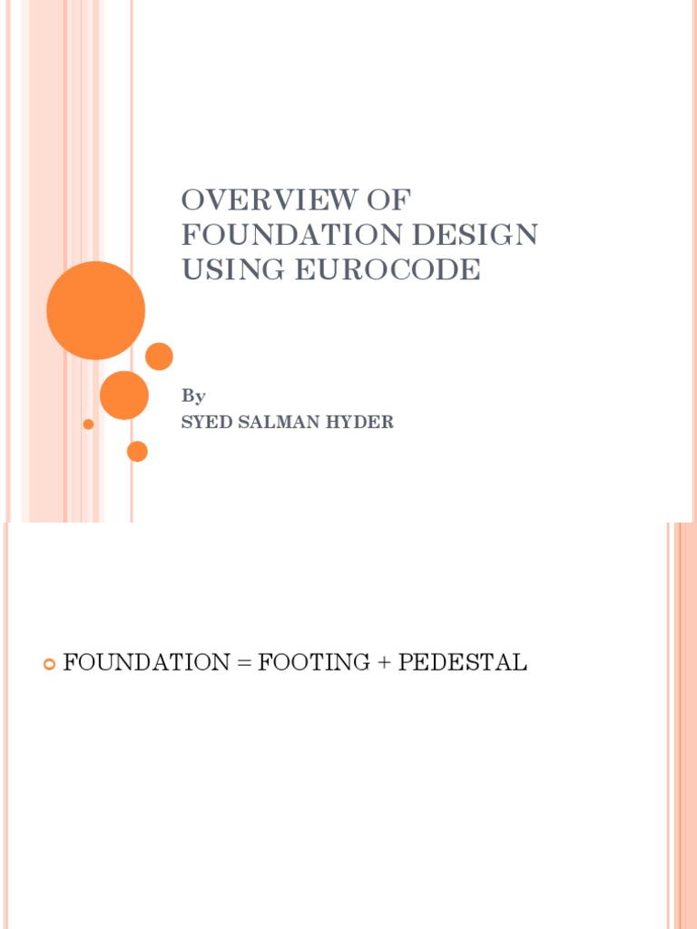 Foundation Design As Per Eurocode | PDF | Bending | Fracture