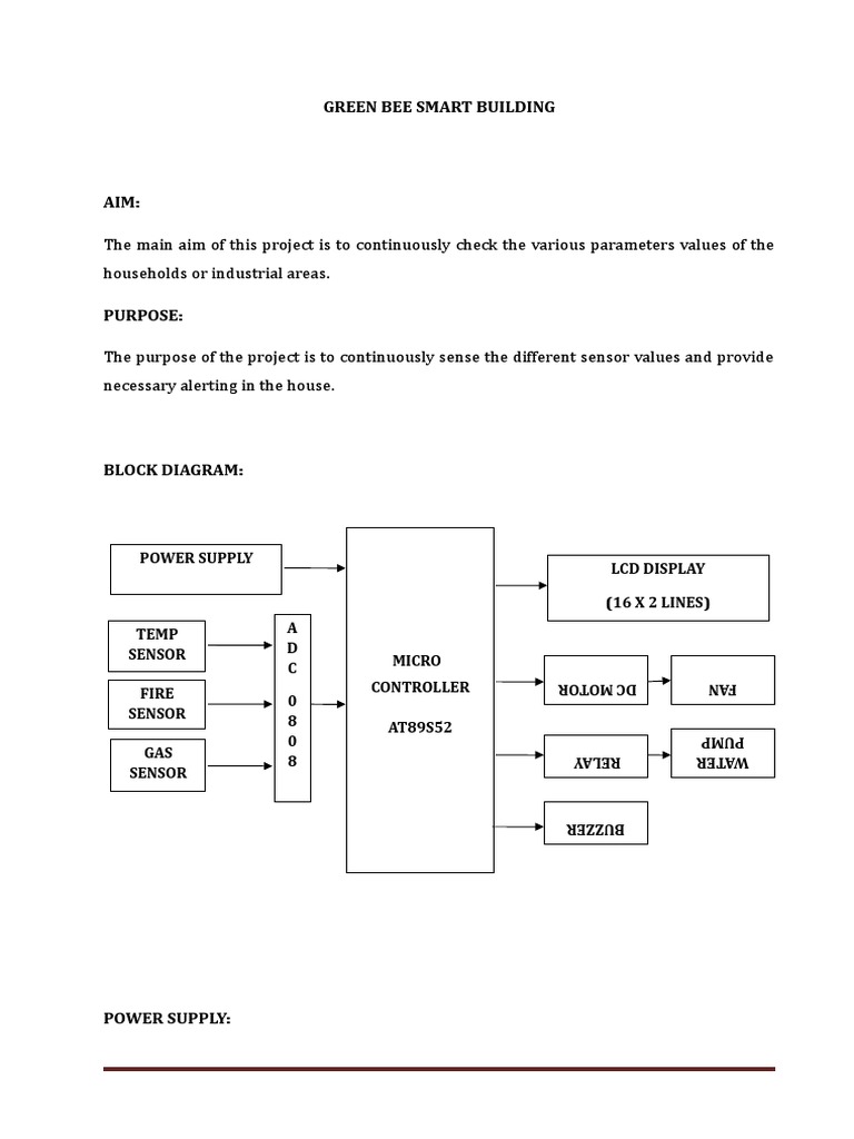 Green Bee Smart Building | PDF | Building Automation | Power Supply