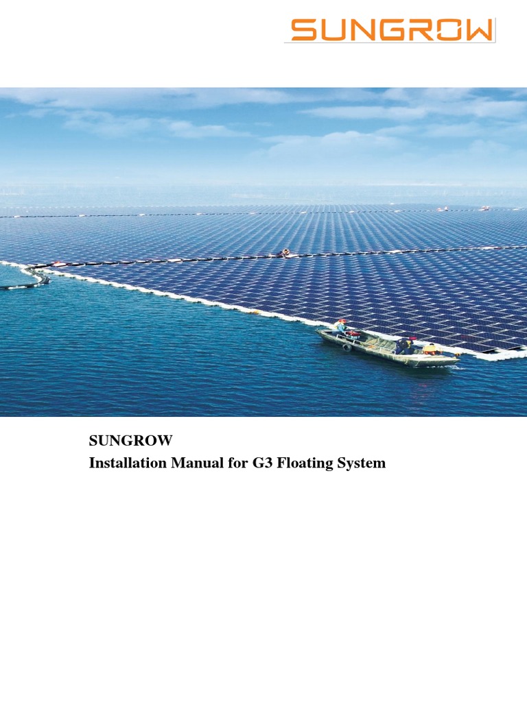 Sungrow Floating System Manual Book | PDF | Truss | Screw