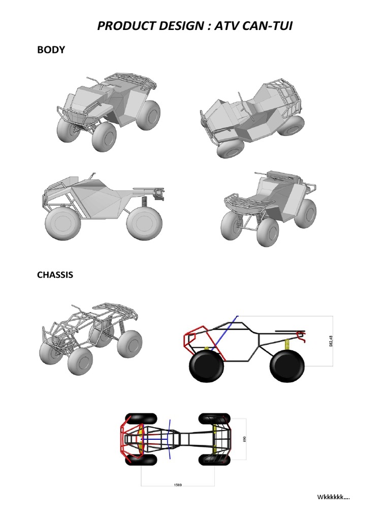 Product Design: Atv Can Tui: Chassis | PDF